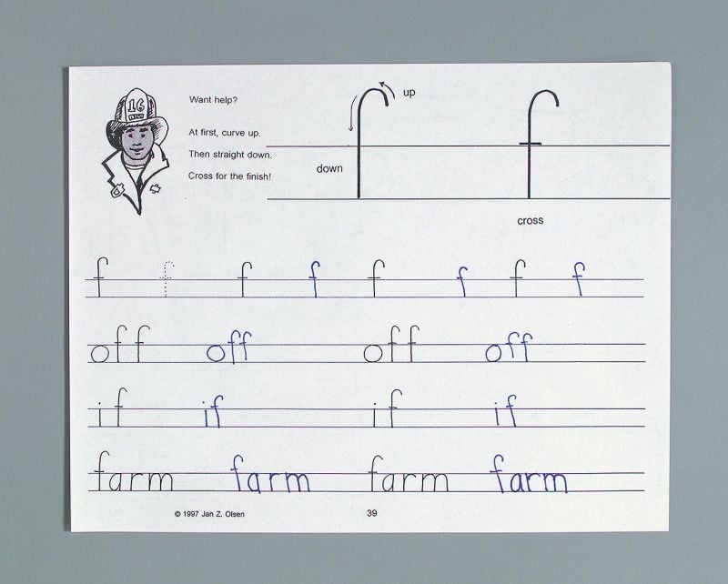 Handwriting Without Tears My Printing Book - Grade 1 - learn to write ...