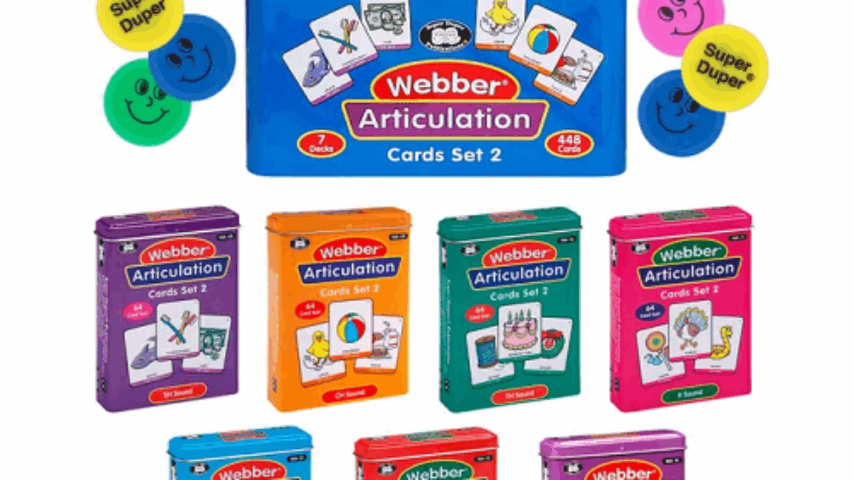 Photo Phonology Cards Super Duper Prevocalic Voicing Minimal Pair Flash ...