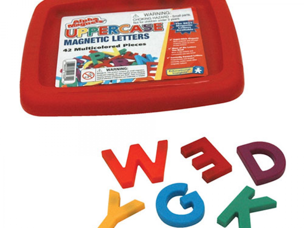 Bust A Witch AlphaMagnets Uppercase Letters - 42 Piece Color-Coded ...