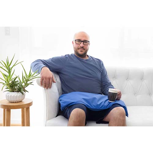 Wipe-Clean Weighted Lap Pad - Easy to Clean Lap Pad